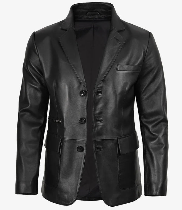 Shop Mens Leather Blazers - 100% Real Leather – Decrum